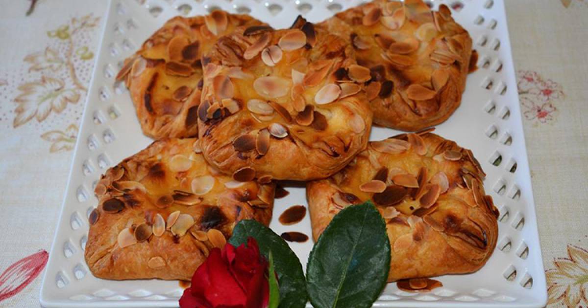 Bollos daneses de crema de vainilla | Cocina y recetas fáciles