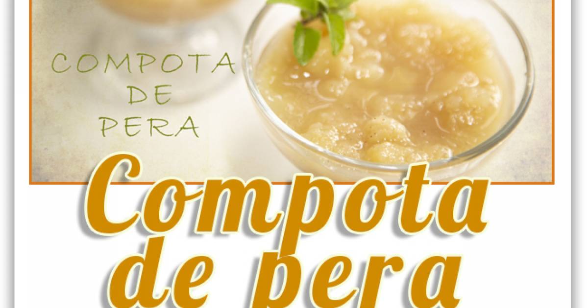 Cómo hacer compota de pera | Cocina y recetas fáciles